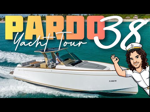 YACHT TOUR of this 2022 PARDO 38 Charter Yacht // Pardo Yachts
