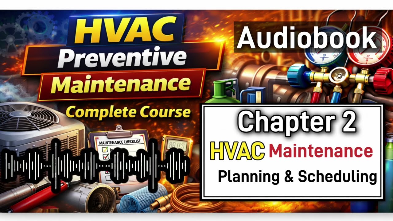 HVAC Preventive Maintenance Course| Hvac maintenance planning and scheduling Chapter 2 | Audiobook