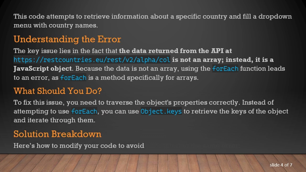 Understanding the Uncaught TypeError: data.forEach is not a function Error in JavaScript