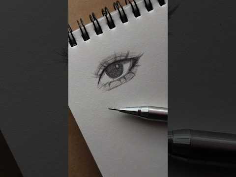 simple to draw eyes ✨#shorts #eyes #art#sketch #shorts