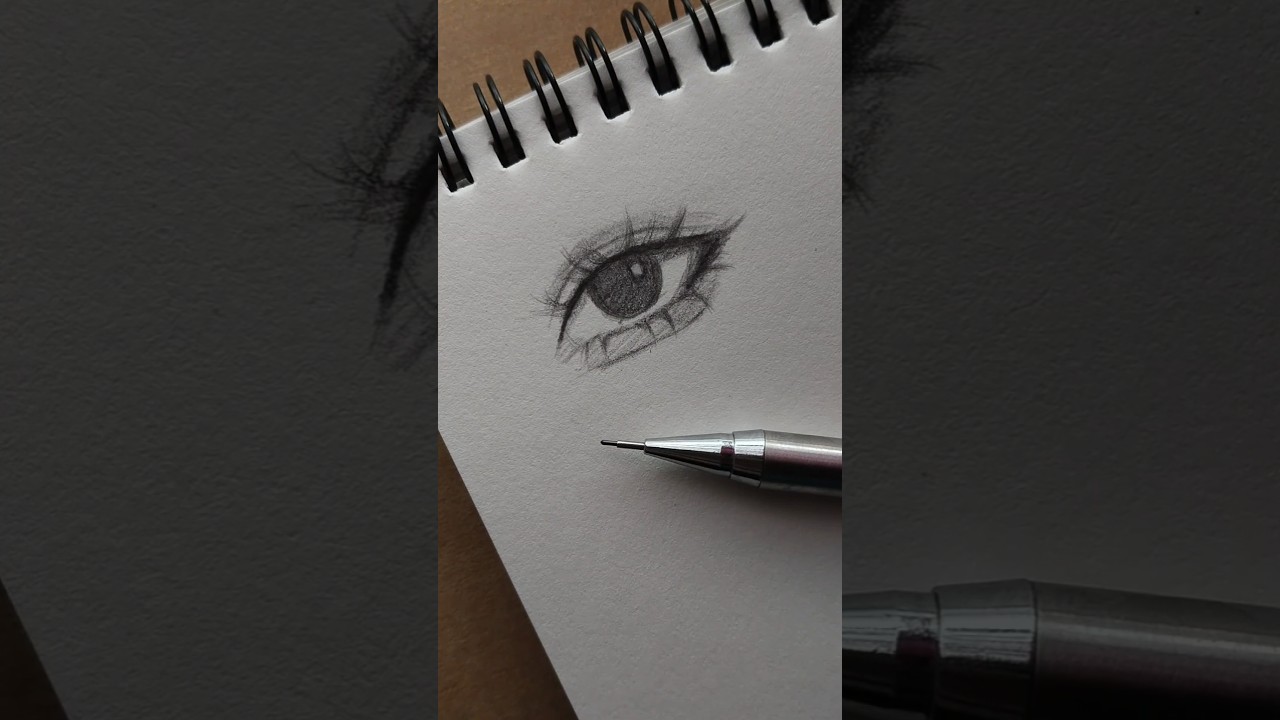 simple to draw eyes ✨#shorts #eyes #art#sketch #shorts