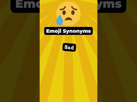 Emoji Vocabulary: 😥 Sad but Relieved Face Synonyms