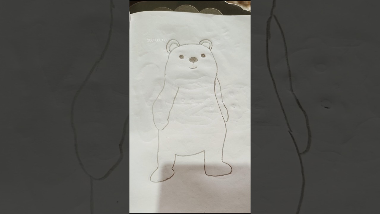 #shorts Cartoon Line Vector Art | Line Art Drawing | Kids Drawing | How To Draw Cartoon #viralshorts