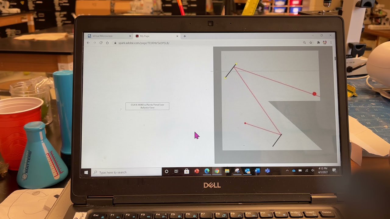 Virtual Laser Reflection Relay