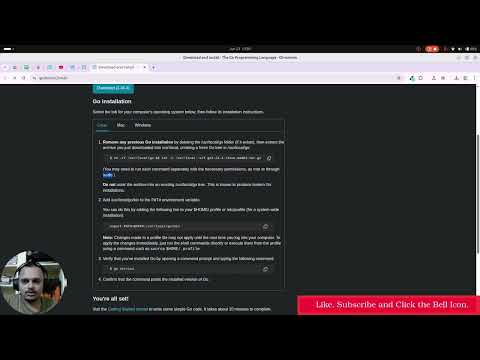 [English] Go Tutorial 002 - How to install Go in Linux, Mac or Windows?