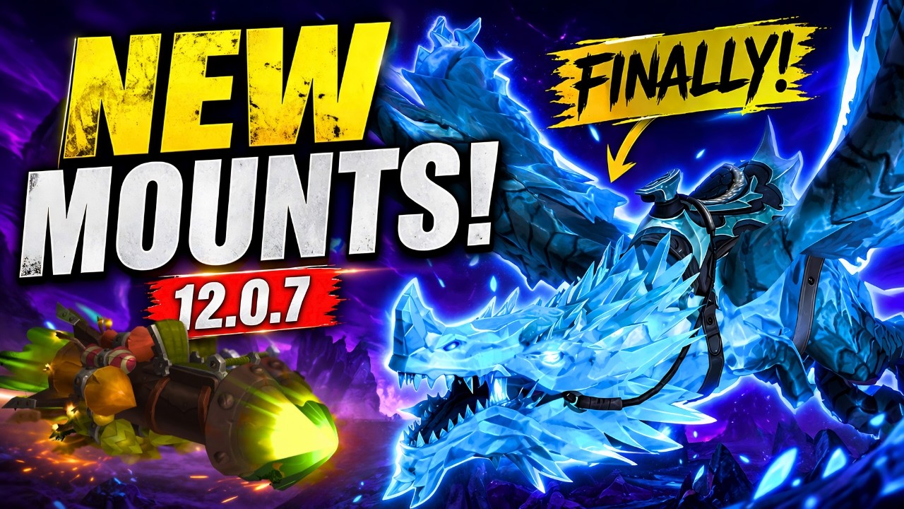 All New Mounts Available in Midnight Patch 12.0.7 - Vyranoth | Cosmic-Collapser & More! WoW Midnight