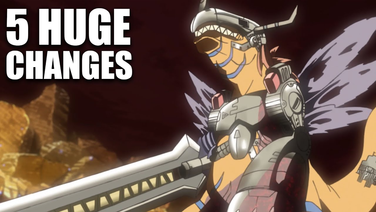 5 HUGE Changes In The Digimon Reboot: 1999 vs 2020 Digimon Adventure