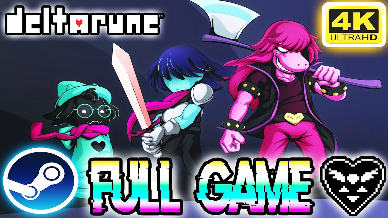 Deltarune: Chapter 1 - 100% Full Walkthrough Gameplay (Pacifist Route) (UHD) [4K60FPS]