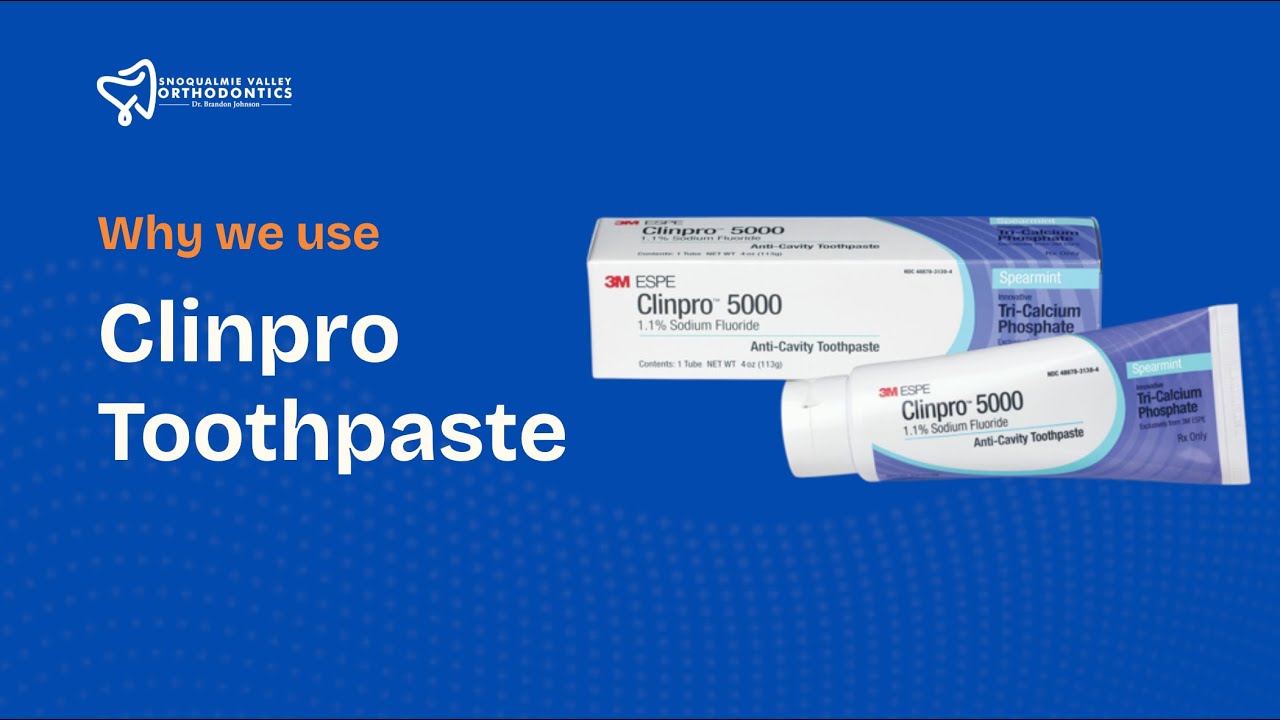 Why we use Clinpro Toothpaste
