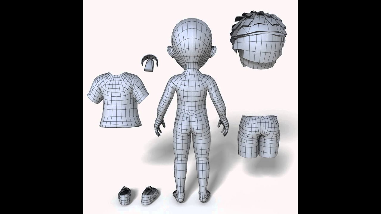 Mark Cartoony Child 3D model from CGTrader.com