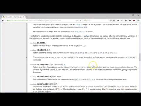import Statements & Generating Random Numbers in Python