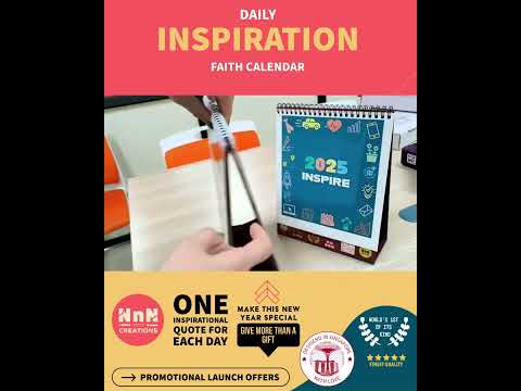 NnN's Inspiration Desk Calendar - DAILY BIBLE VERSE