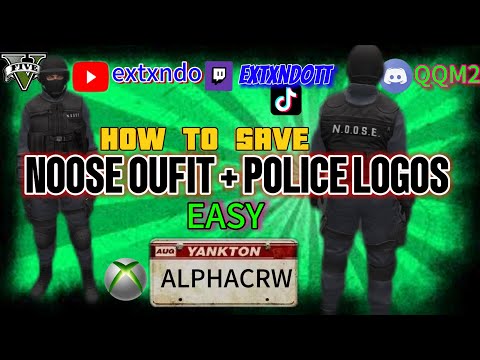 GTA 5 NOOSE Outfit/POLICE Logo | 1.70 2025 Casino Heist *WORKING*