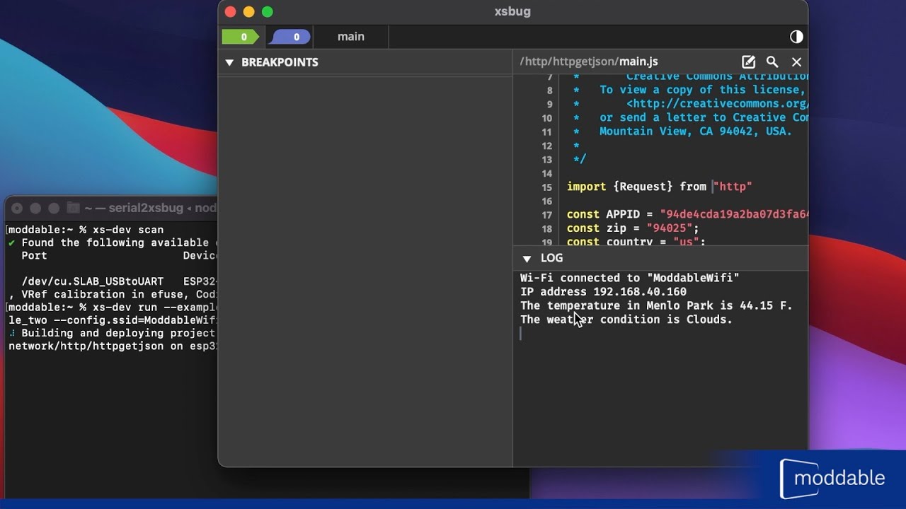 Get Started with the Moddable SDK Using xs-dev