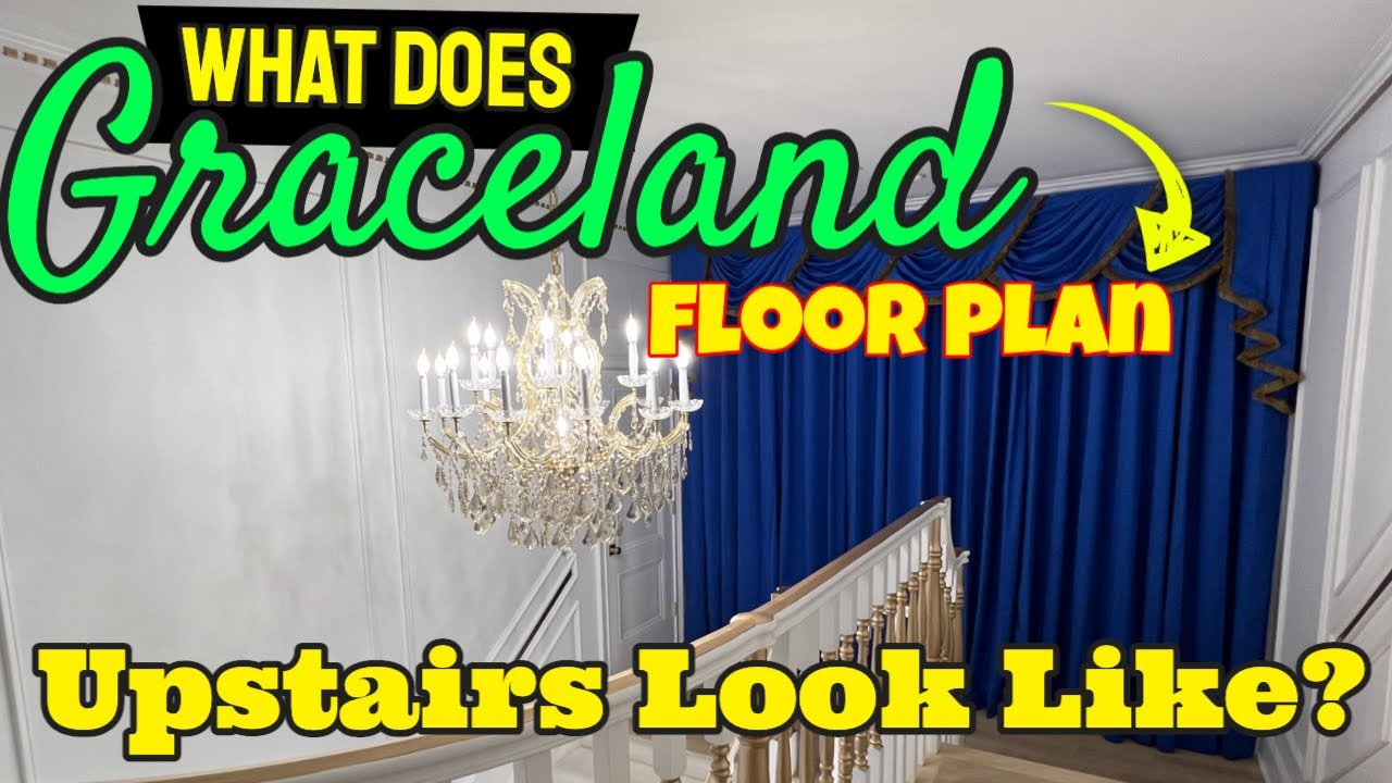 What does the Floor Plan Look Like Upstairs at Graceland Elvis Presley's Home?
