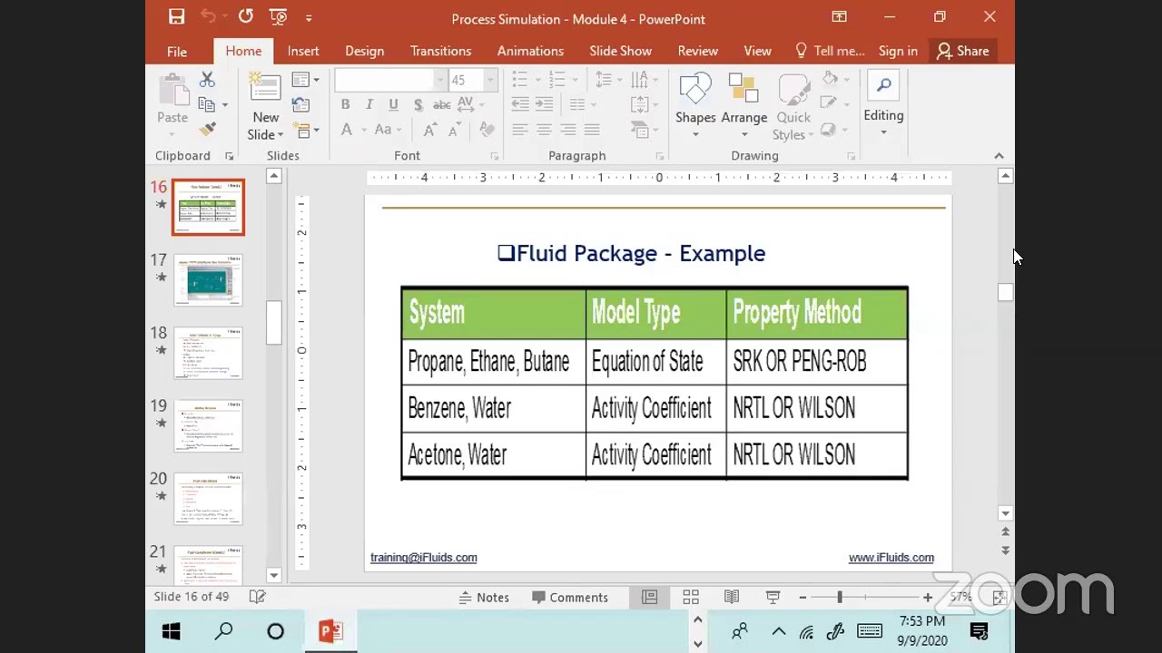 Session 4 of Process Engineering Design for Oil & Gas - iFluids Graduate Training Program