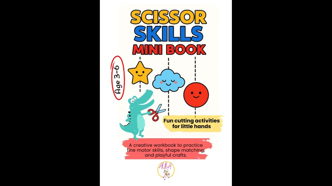✂️ Free Scissor Skills Printable for Preschool – Fine Motor Cutting Practice