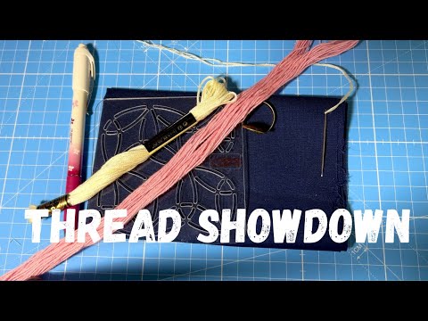 Sashiko Thread vs. Embroidery Thread - Does it Matter?