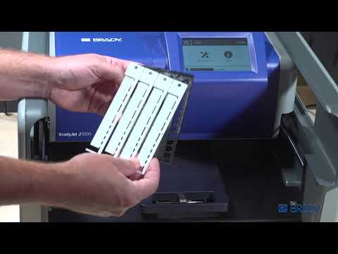 BradyJet J1000 | How to Load the Ink Cartridge and Materials