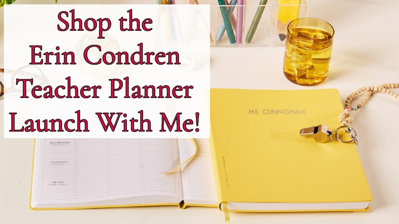 What I'm Getting for Erin Condren Teacher Planner Launch!