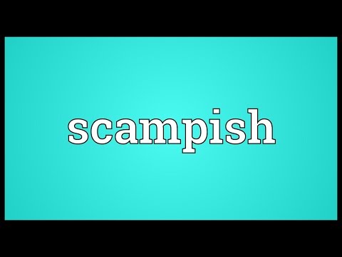 Scampish Meaning