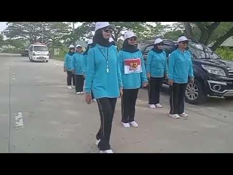 Lomba Gerak Jalan di Loa Janan Ilir Berlangsung Meriah