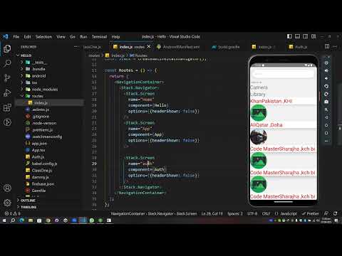React Native Login - Signup - With Async-Storage