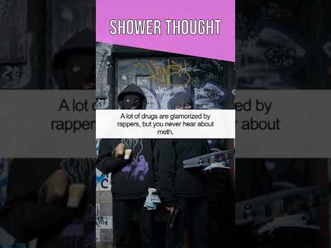 A lot of drugs are glamorized by rappers, but you never hear about meth. #shorts