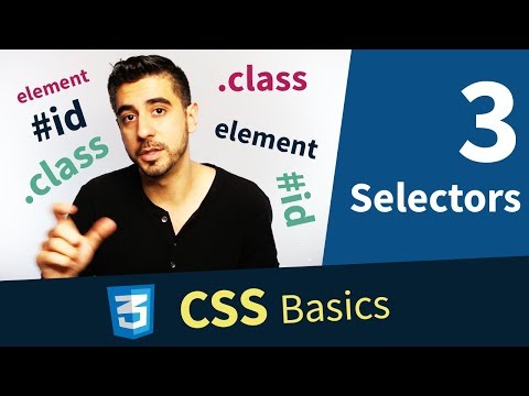CSS Tutorial — Selectors, Element, Class and ID (3/13)