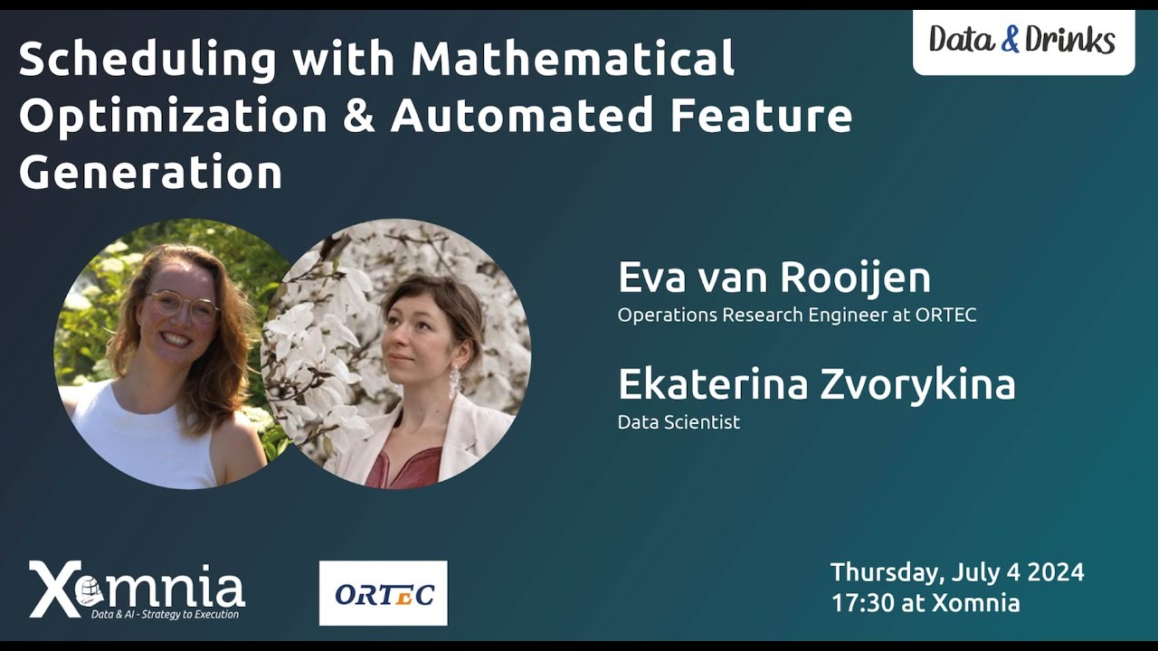 Scheduling with Mathematical Optimization & Automated Feature Generation