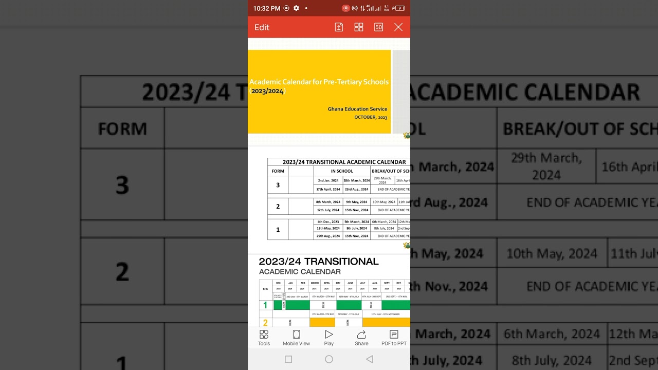 What you should know about this academic calendar for SHS 2023/2024