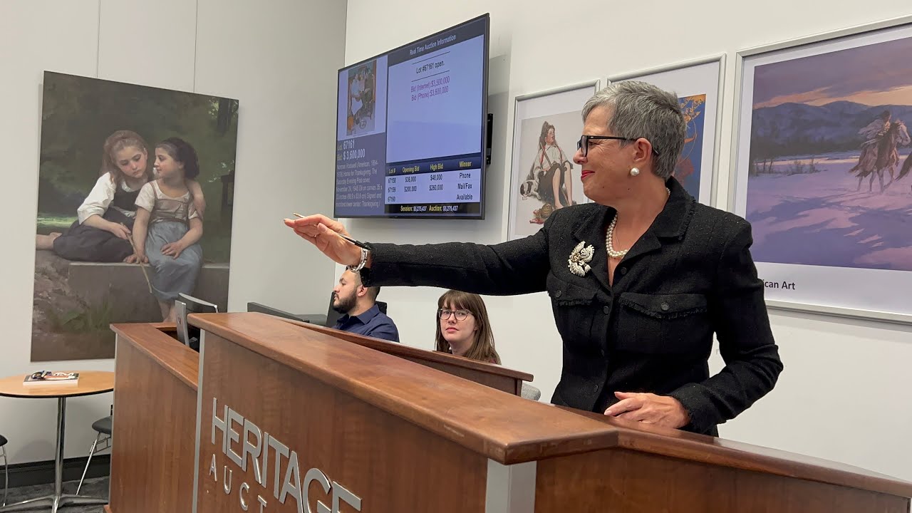 Watch Norman Rockwell's 'Home for Thanksgiving' sell for $4.3 million at Heritage Auctions