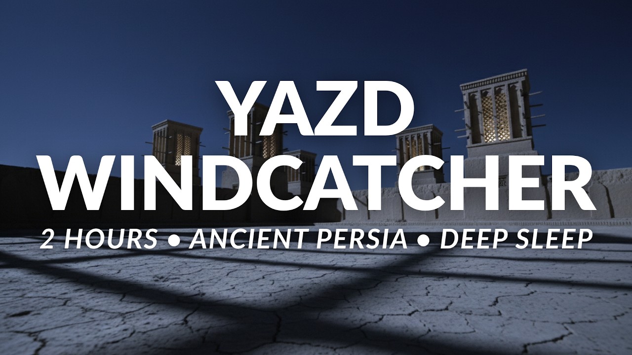 Yazd Windcatcher Ambience — 2 Hours Ancient Persian Sleep Music | Desert Night Soundscape