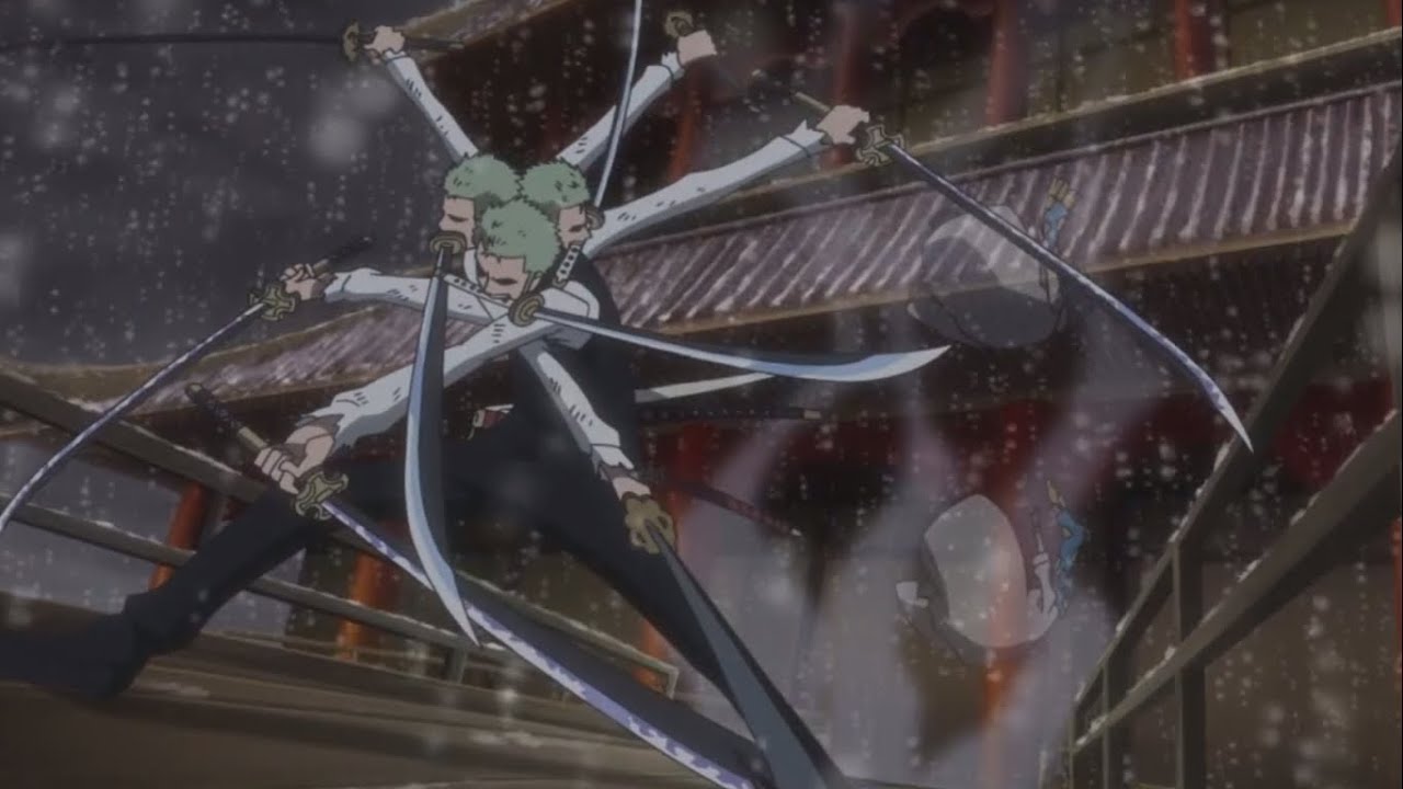 Zoro Asura vs Kaido Advanced Conquerors Haki | One Piece 1010 - This ...