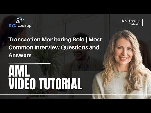 Transaction Monitoring role | Most Common Interview Questions and Answers | Experience Required