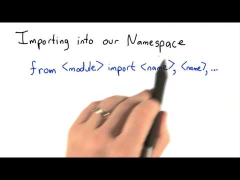 Learn Importing into Namespace Intro to Computer Science - Mind Luster