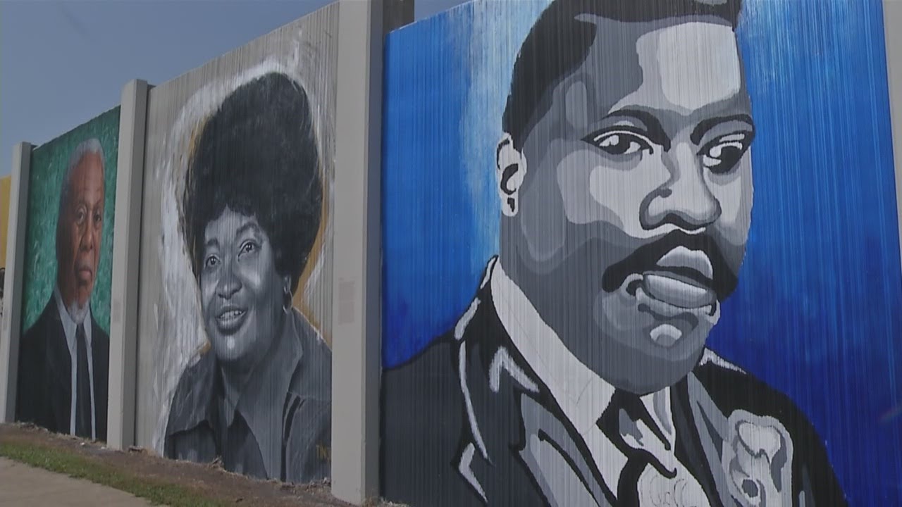 Freedom Wall unveiled