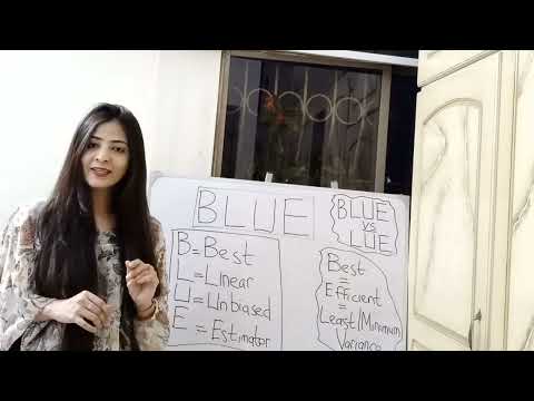 OLS is BLUE - Meaning of BEST Estimator and Why it matters - EASY 1 minute explanation