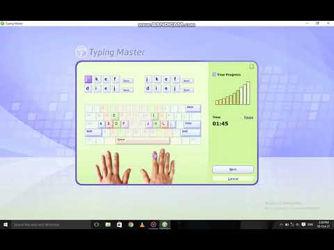 Typing Master lesson 2 ki video 1