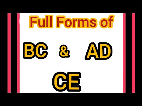 Full Form of BC,AD & CE #bc #ad #ce #shorts #fullform