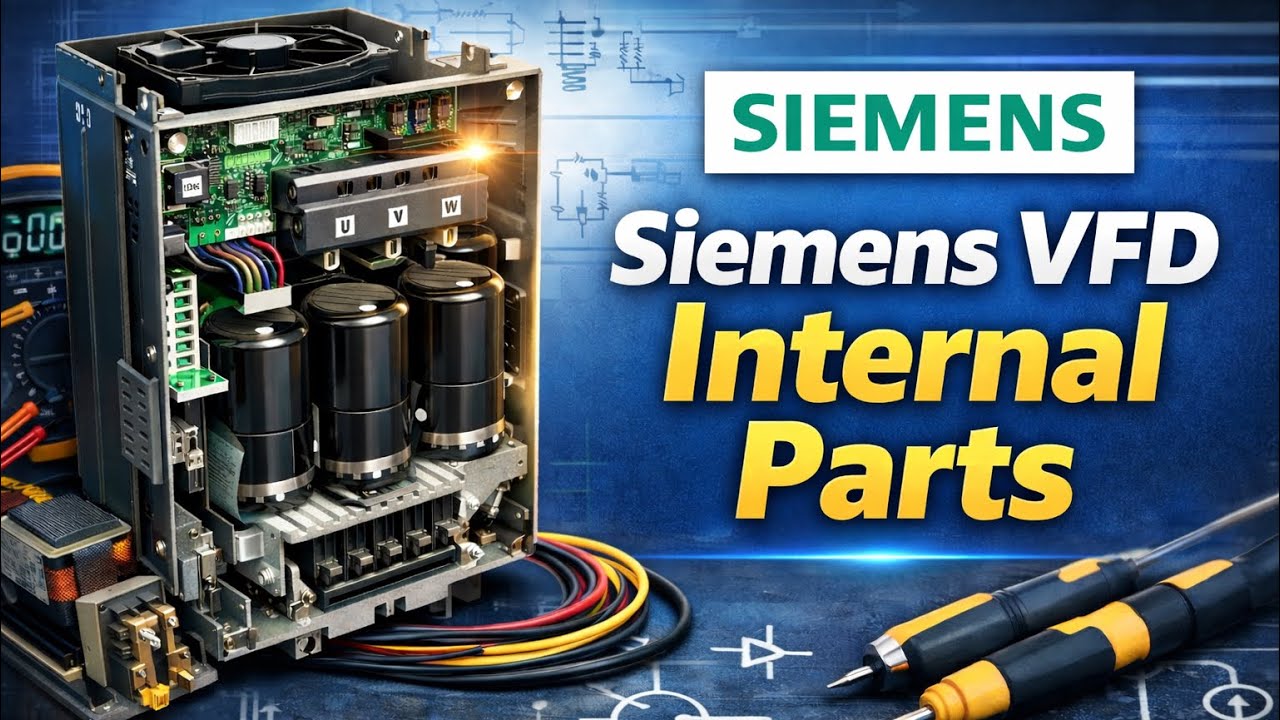 Siemens VFD Chassis Module Internal Parts Explained | SINAMICS Drive Hardware