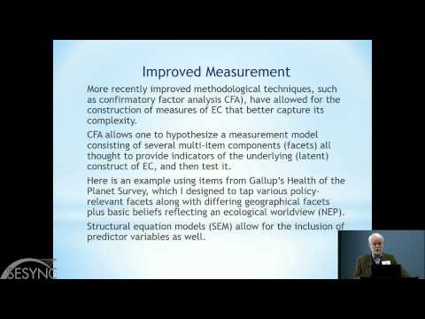 Riley Dunlap: Attitudes, beliefs, and values, Survey methods