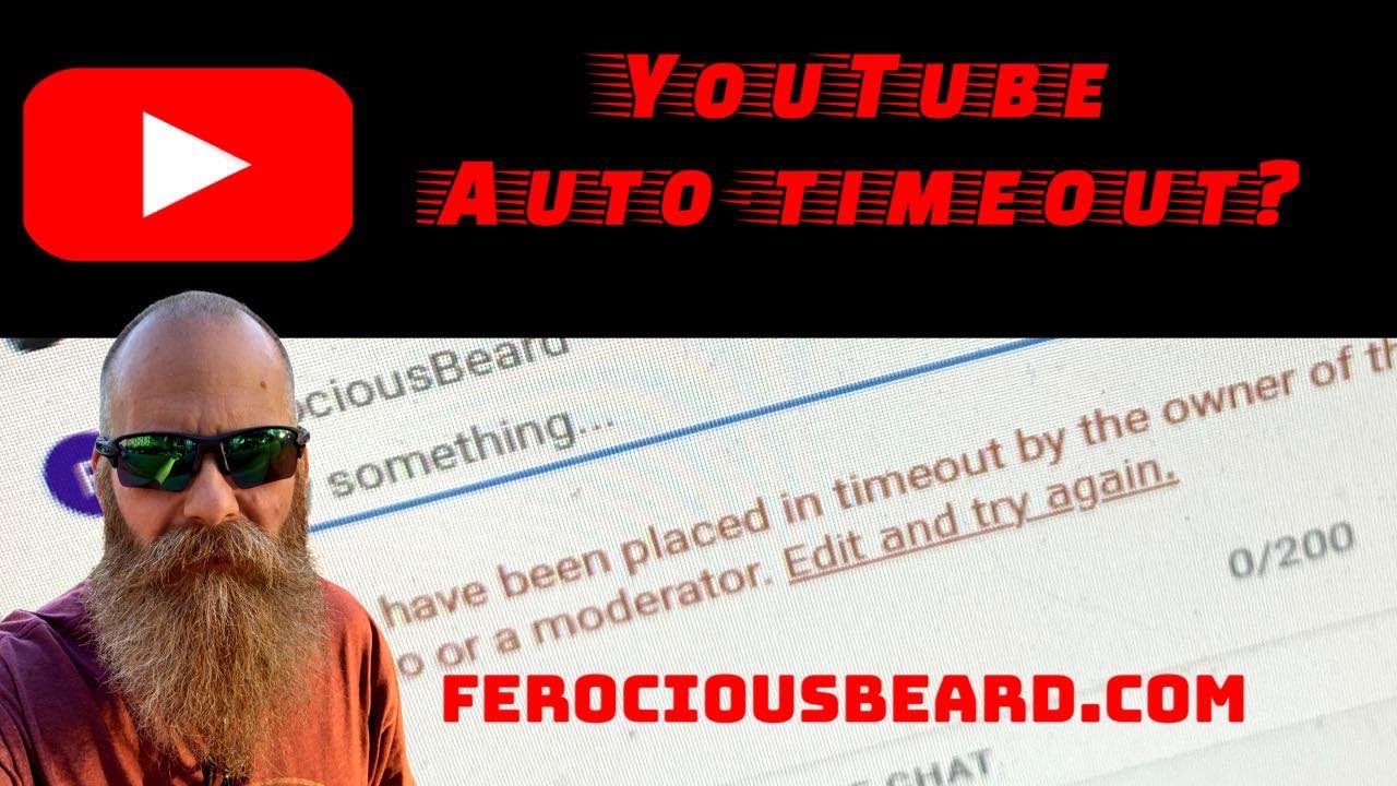 Why Are YouTube Users in Timeout? I Didn't Place Them There.