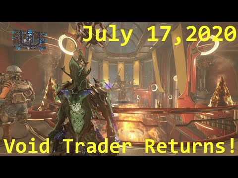 [PS4] Warframe || Void Trader Returns! (July 17, 2020 Offers!)