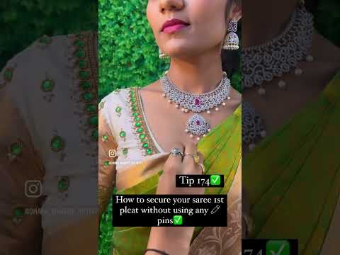 Saree hack with glue drops and body tape