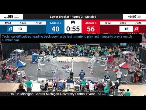 Match 9 (R3) - 2024 FIM District Central Michigan University Event