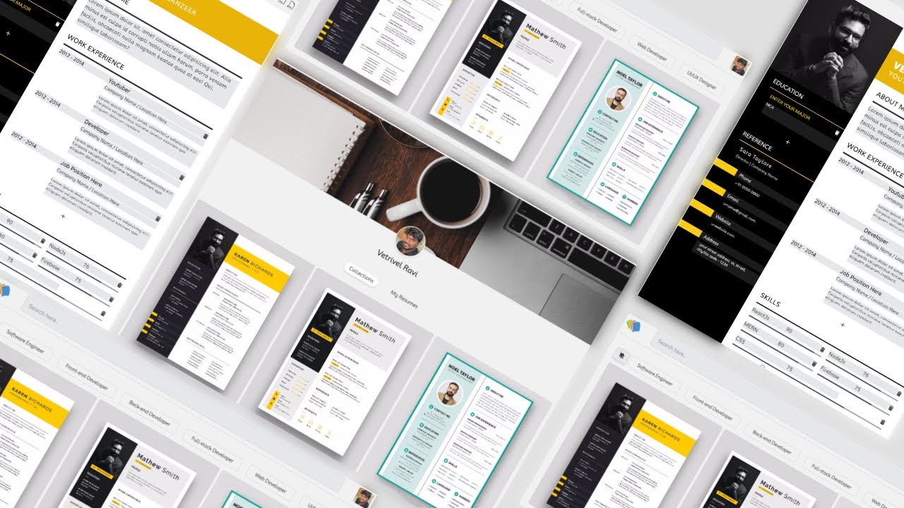 Day 2 - Full-Stack Resume Builder Tutorial  For Beginners | ReactJS, Firebase, React Query