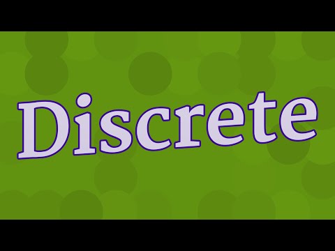 DISCRETE pronunciation β’ How to pronounce DISCRETE