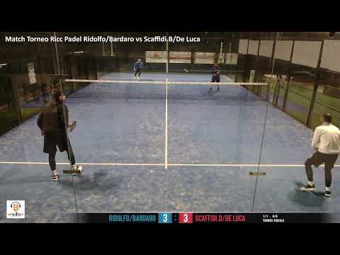Ricc Padel Brolo: Match Torneo Ridolfo/Bardaro vs Scaffidi.B/De Luca