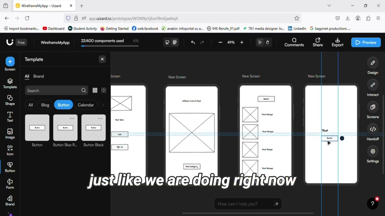 Effortless UI Design with Uizard's Smart Alignment!